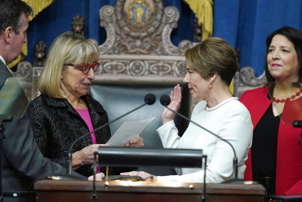 First woman elected Massachusetts governor sworn in | News, Sports ...